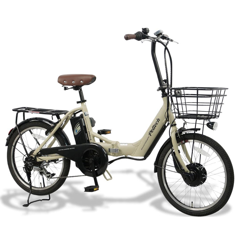 20インチ アルミ折り畳み電動アシスト自転車 フル装備 外装6段変速【簡易組立必要品】(TDN-212L)＊販売証明書付き – PELTECH公式サイト